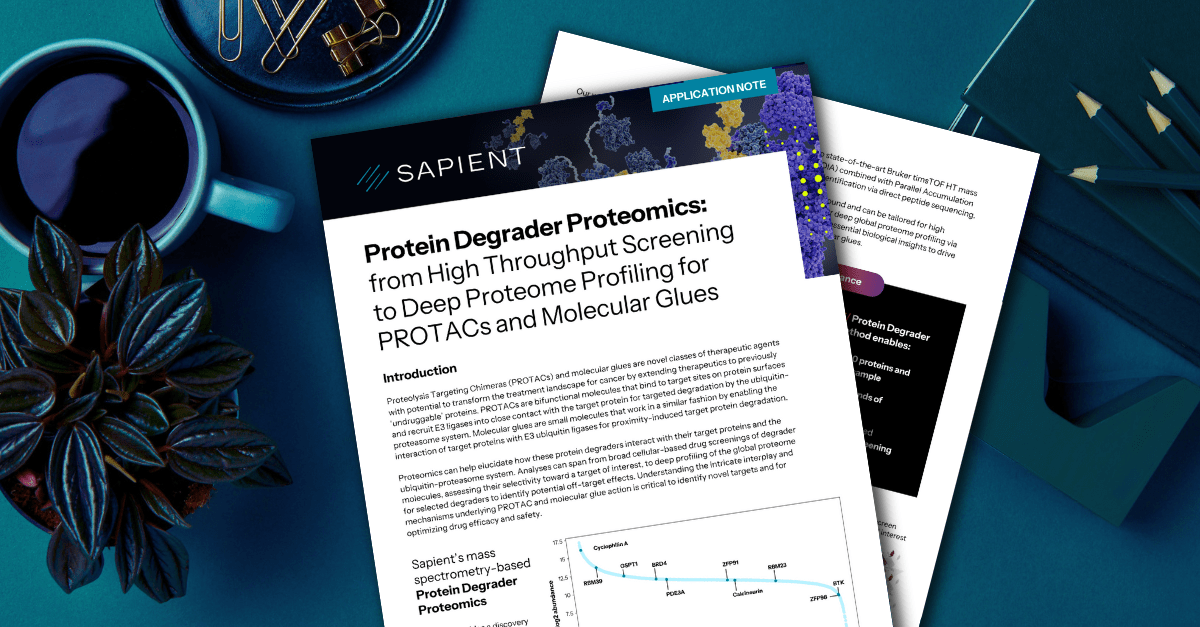 Proteomics for PROTACs & Molecular Glues | /Deep/ Discovery